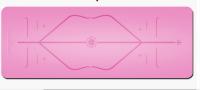 China Eco-Friendly Thick Anti Slip Alignment Natural Rubber Custom PU +Rubber Yoga Mat for sale