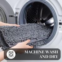 China Encrypted and thickened Chenille floor mat, absorbent carpet, non slip bathroom mat, non slip foot mat, plush bathroom for sale