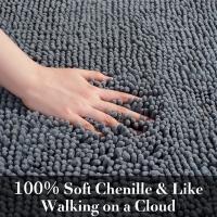 China Encrypted and thickened Chenille floor mat, absorbent carpet, non slip bathroom mat, non slip foot mat, plush bathroom for sale