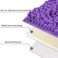 China Cross border hot selling encrypted Schneider floor mat  irregular bathroom toilet water absorbing mat anti slip mat for sale