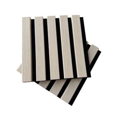 China wall acoustic panels Waterproof Wood Plastic Composite WPC Sound Absorbing Panels OEM for sale