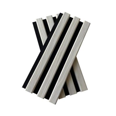 China Solid Wood Panel Interior Decoration Materials Wooden Acoustic Pane acoustic dampening panels for sale