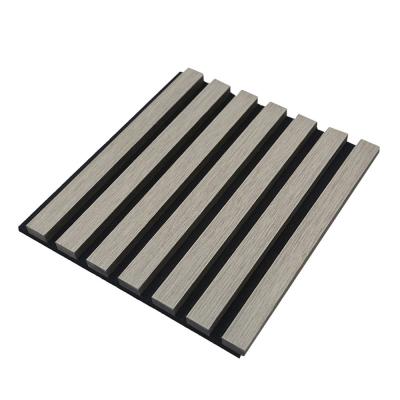 China for Conference Room Environmental Protection WPC Felt Sound Absorbing Board acoustic slat wood wall panels for sale
