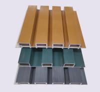 China Luxury Hollow Wood Plastic Wall Cladding For Home Decoration lightweight design wpc wall panel for sale
