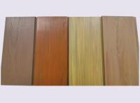 China ASA co extruded 100 flat plate for wall decorative wall panels various color slat wood for sale