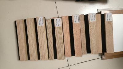 China Custom eco-friendly wood slat wall panel studio sound proof wall panels for studio for sale