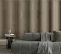 China Custom Fireproof Acoustic Insulation Panel Flexible Wood Veneer Solid Wood Slat for sale
