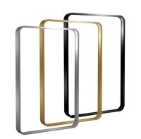 China Bathroom Mirror Rounded Corner PVDF Aluminum Mirror Frame For Home Decoration for sale