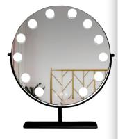 China Desktop 21 LED makeup mirror with light touch screen dimming desktop vanity mirror decorative mirror for sale