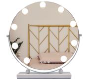China Desktop 21 LED makeup mirror with light touch screen dimming desktop vanity mirror decorative mirror for sale