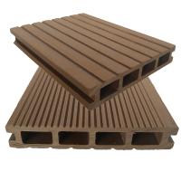 China Eco Friendly Fire Resistant WPC Decking Flooring Waterproof Composite Wood Deck with UV Protection for sale