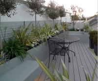 China Recycled Eco Friendly Wood Composite Decking with Fire Resistant UV Resistant Waterproof Flooring for sale