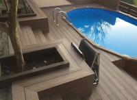 China Recycled Eco Friendly Wood Composite Decking with Fire Resistant UV Resistant Waterproof Flooring for sale