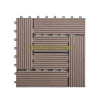 China Recycled Eco Friendly Composite Decking Boards Waterproof WPC Flooring with Fire Resistance for sale