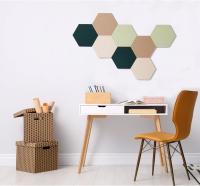 China PET Acoustic panels Polyester Fiber Sound Absorbing Felt Board Decorative Acoustic Wall Panel for sale