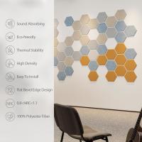 China 12 Pack Acoustic Panels Self Adhesive Sound Proof Foam, High Density Sound Acoustic Foam Panel, 12X10.23X0.4 Inch Hexagon Wall Panels in Home, Office, Reccording Room, Studio for sale