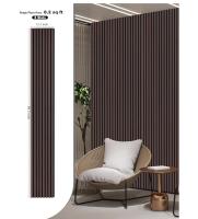 China Wood Panels for Wall, Time-Saving Installation, Versatile Wood Slat Wall Decor, Enhanced Acoustic & Sound Proof Fluted Design for Home & Office  Dark Walnut, 94.5x12.5 Inch for sale