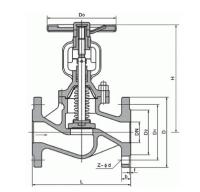 China J41H Carbon Steel Stainless Steel Globe Valve Flange Connection Threaded Globe Valve for sale