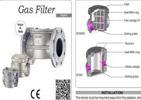 China 6 Bar Gas Pressure Regulator Italy Geca Made Gas Filter GF050-TPIO - PMax for sale