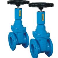 China Non Rising Stem Water Gate Valve Flange Resilient Seated With Signal Display for sale
