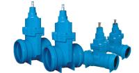 China EKB Resilient Seated Solid Wedge Gate Valve WCB Valve Body With Socket Ends for sale