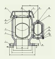 China Stainless Steel High Temperature Ball Valves Double Canister For Air Release for sale