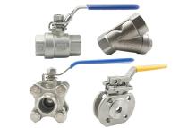 China 304 316 Ss Sanitary Compact Ball Valve NPT Thread With Spiral Wound Gasket for sale