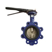 China Two Shaft Butterfly Valve Flange Type Ptfe U Type For Regulating Water Pressure for sale