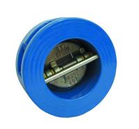 China Dual PlateStainless Steel Check Valve Wafer Type Flange Connection for sale