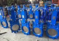 China Double Flange Water Gate Valve Hand Operated Stainless Steel Knife Gate Valve for sale