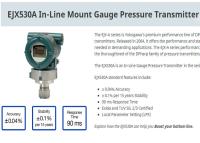 China EJX530A Industrial Differential Pressure Flow Transmitter With Accurate Measurement for sale