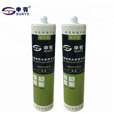China Liquid Glue Glass Sealant For Aquariums , Glass Silicone Adhesive Customized Color for sale