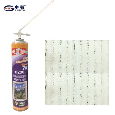 China 36m  Cas 9009-54-5 Door Insulating Aerosol Polyurethane Foam Sealant for sale