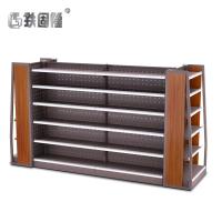 China Coffee Color Convenience Store Display Shelves 30kg-50kg for each Layer 900mm Length for sale