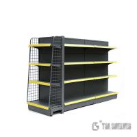 China Retail Display Gondola Shelf Rack Powder Coating Surface CE Certification for sale