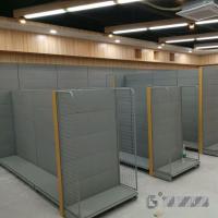 China Morden Supermarket Gondola Shelf Rack Powder Coating Cold rolled steel Material for sale