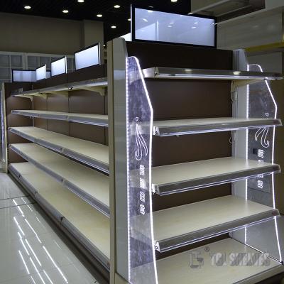 China Powder coating Lozier Gondola Shelving , Convenience Store Shelves For Sale for sale