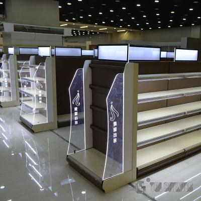China CE Certification Gondola Shelf Rack , Modern Gondola Shelving Powder Coating Surface for sale