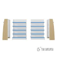 China Gondola Display Rack Shelves Powder Coating For Supermarket for sale