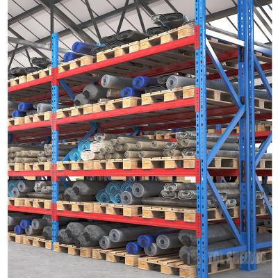 China Heavy Duty Warehouse Shelf Racks 4 Layers 450mm Width 1800mm Height for sale