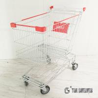 China Asian Style 150L Shopping Cart Trolley For Hypermarket for sale