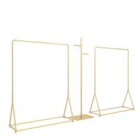 China OEM Clothes Display Hanger Stand Shinny Brushed Electroplated Polished Surface for sale