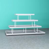 China Powder Coated Miniso Display Rack For Retail Stores Shelf Stand Multi Functional for sale