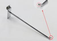 China 1 Inch Metal Slatwall Hooks Chrome Plated Galvanized Surface Treatment ODM for sale