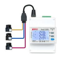 China EM4371 0.33V Modbus Three Phase Energy Meter 3x120/208V to 3x240/415V Rogowski Coil for sale