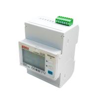 China Smart Electric Energy Meter EM4371 CT 3x230/400V 1.5-6A 4 DIN Modules Three Phase for sale