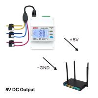 China Accuracy Class 0.33V EM4371 Three Phase Digital Energy Meter for Rogowski Coil Meter for sale