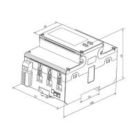 China 3 Phase Smart Energy Meter 65A for PV Solar Bi-Directional MID Certified 120-415V for sale