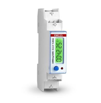 China DC Connected Smart Electric Modbus Energy Meter EM115 230V 5 45 A for sale