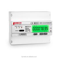 China CT Type Connect Wire 7 DIN Modules Single-Phase Digital Electric Panel DC Voltage Meter Hack for sale